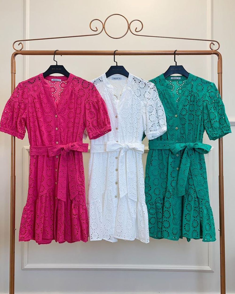 Vestido Curto Laise Milalai - Albuquerque Boutique - Moda Feminina.