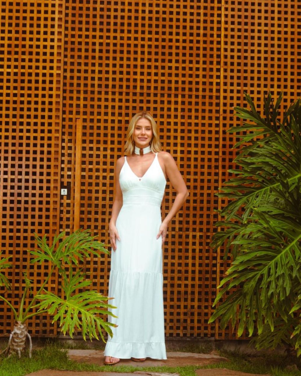 Vestido Longo Detalhes Vivo Donna Ritz - Albuquerque Boutique - Moda ...