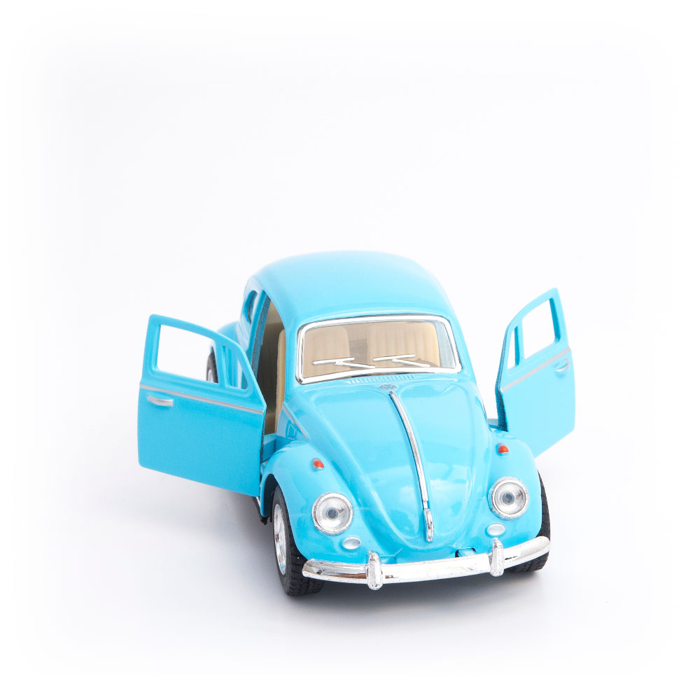 Kit Presente Miniatura Fusca Azul - Machine Cult | Miniaturas de Moto e ...
