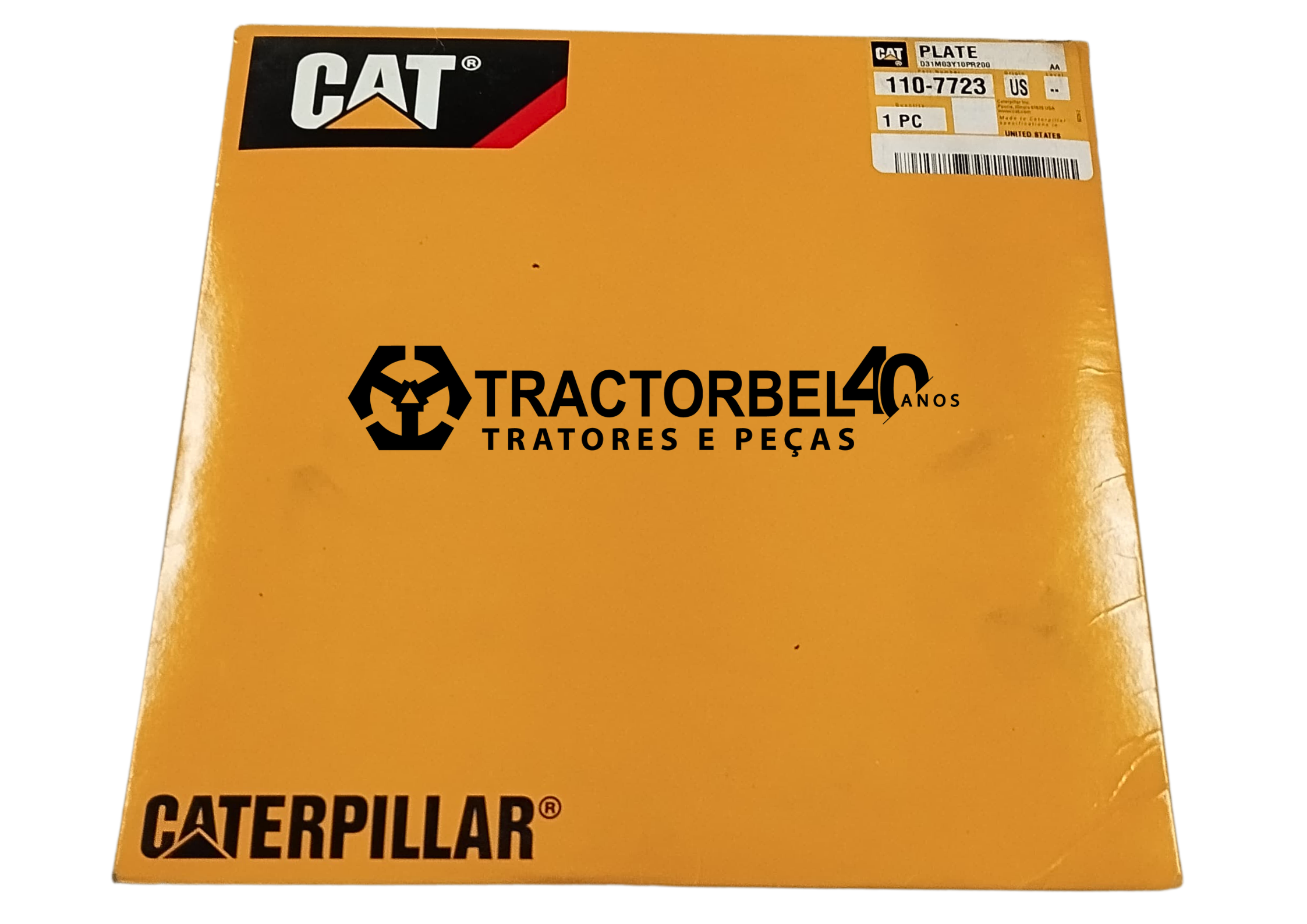 PLACA - 1107723 - TRACTORBEL TRATORES