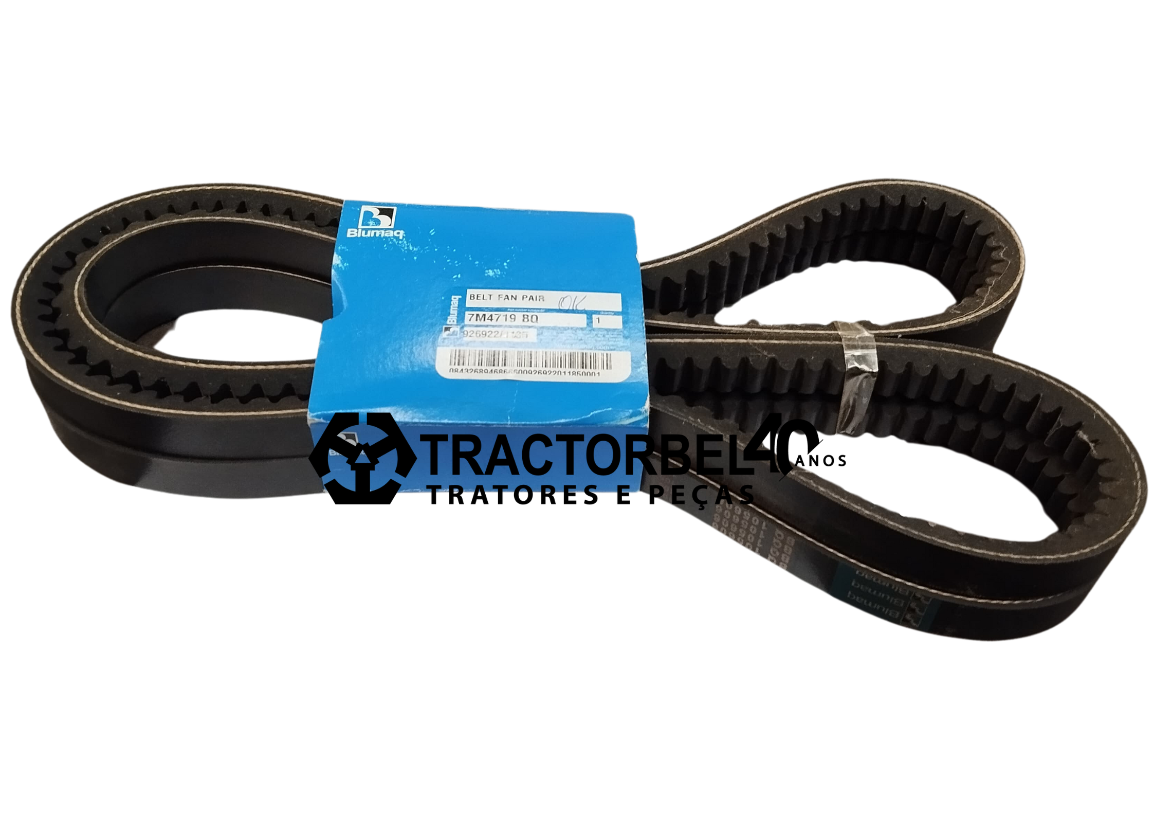 JOGO DE CORREIA - 7M4719 - TRACTORBEL TRATORES