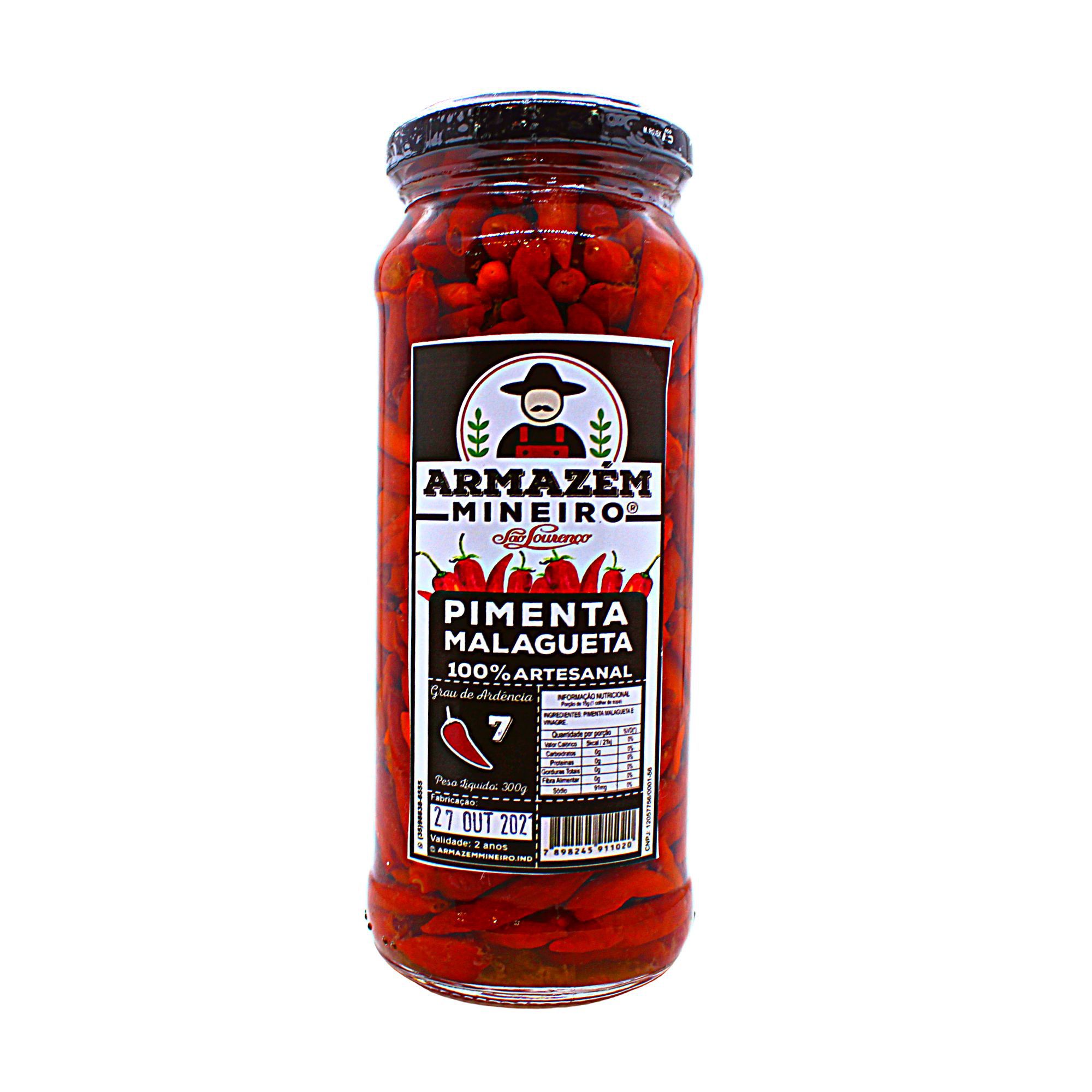 Kit Pimentas Armazém Mineiro Patê Biquinho Pimenta Malagueta Pimenta ...