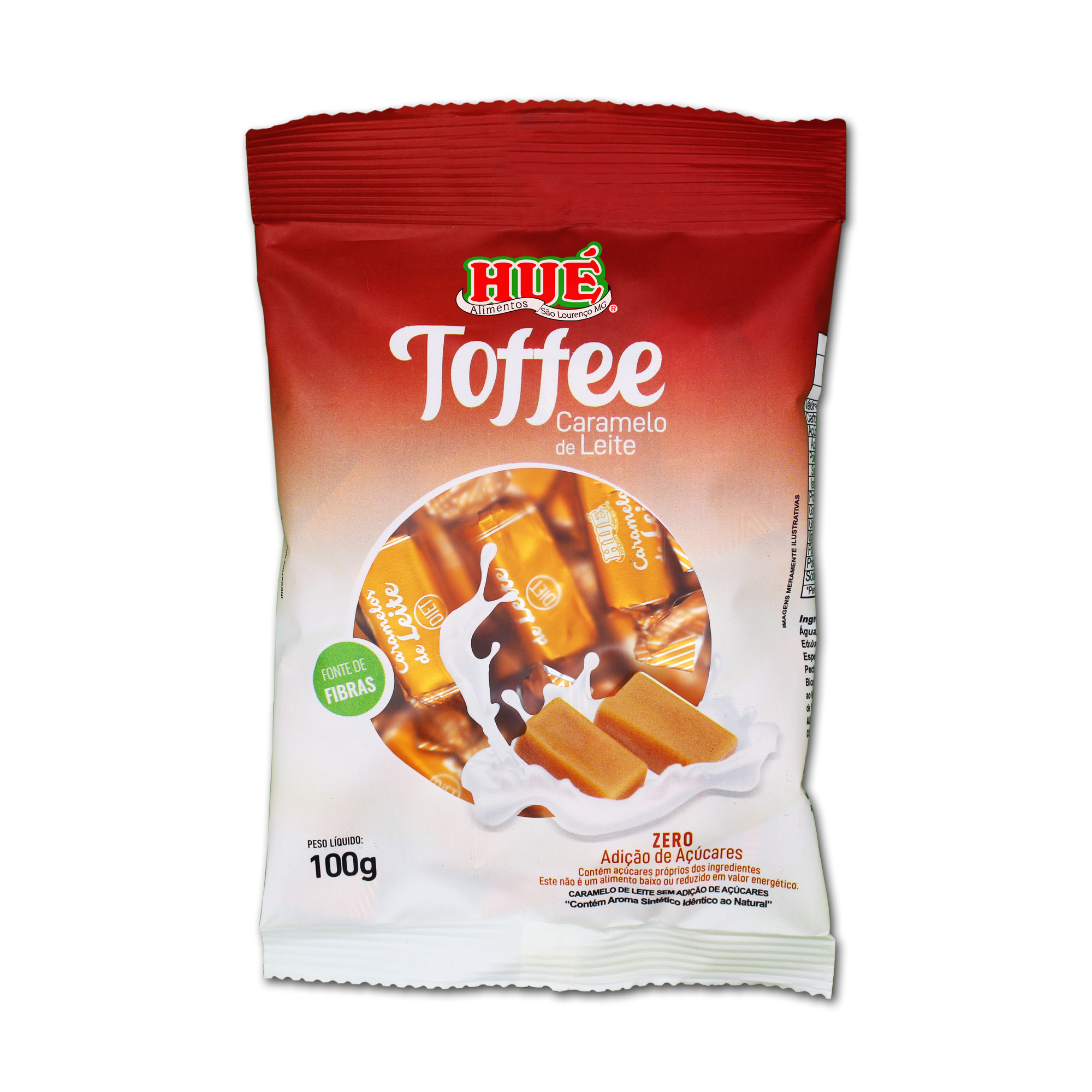 Kit Balas Toffee Diet Hué Sortidas: Leite Café e Chocolate 6 unidades ...