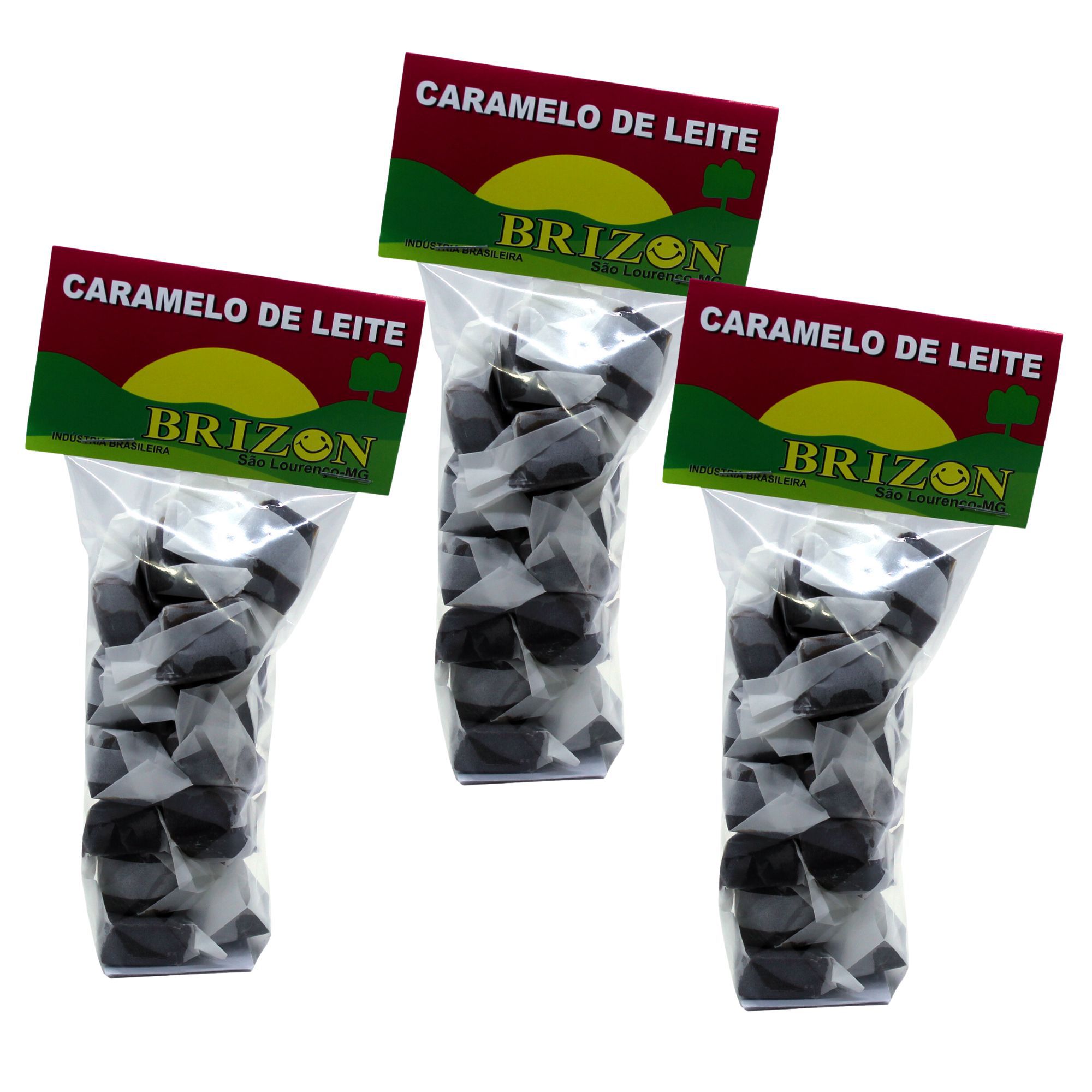 Bala de Caramelo de Leite com Açúcar 100g sem Glúten Brizon - Uai Minas ...