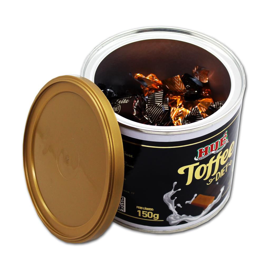 Bala Toffee Misto Diet Hué 180g Latinha Presente - Uai Minas Empório