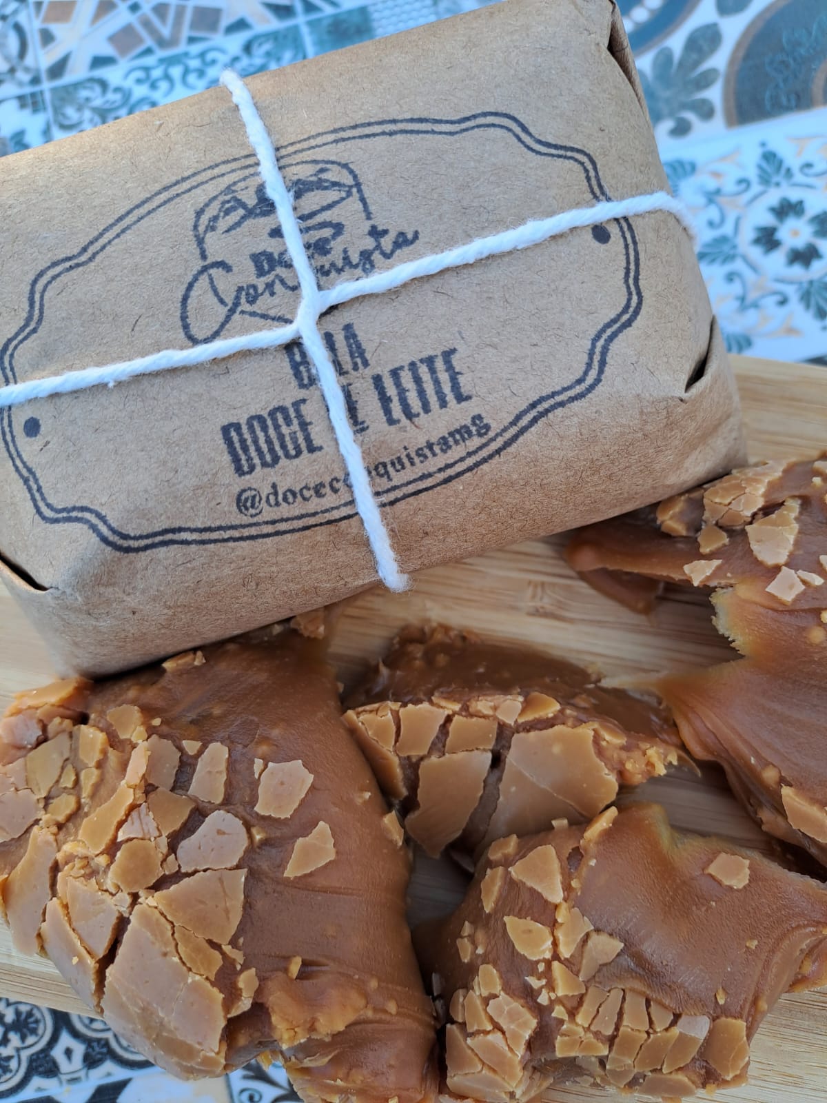 Bala de Doce de Leite Tradicional 300g Doce Conquista - Uai Minas Empório