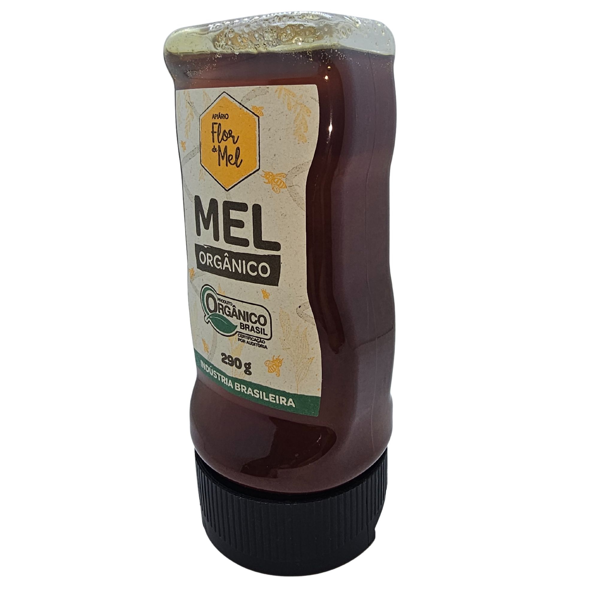 Mel Orgânico 290g (Puro) Sem Glúten Premium Apiário Flor de Mel - Uai ...