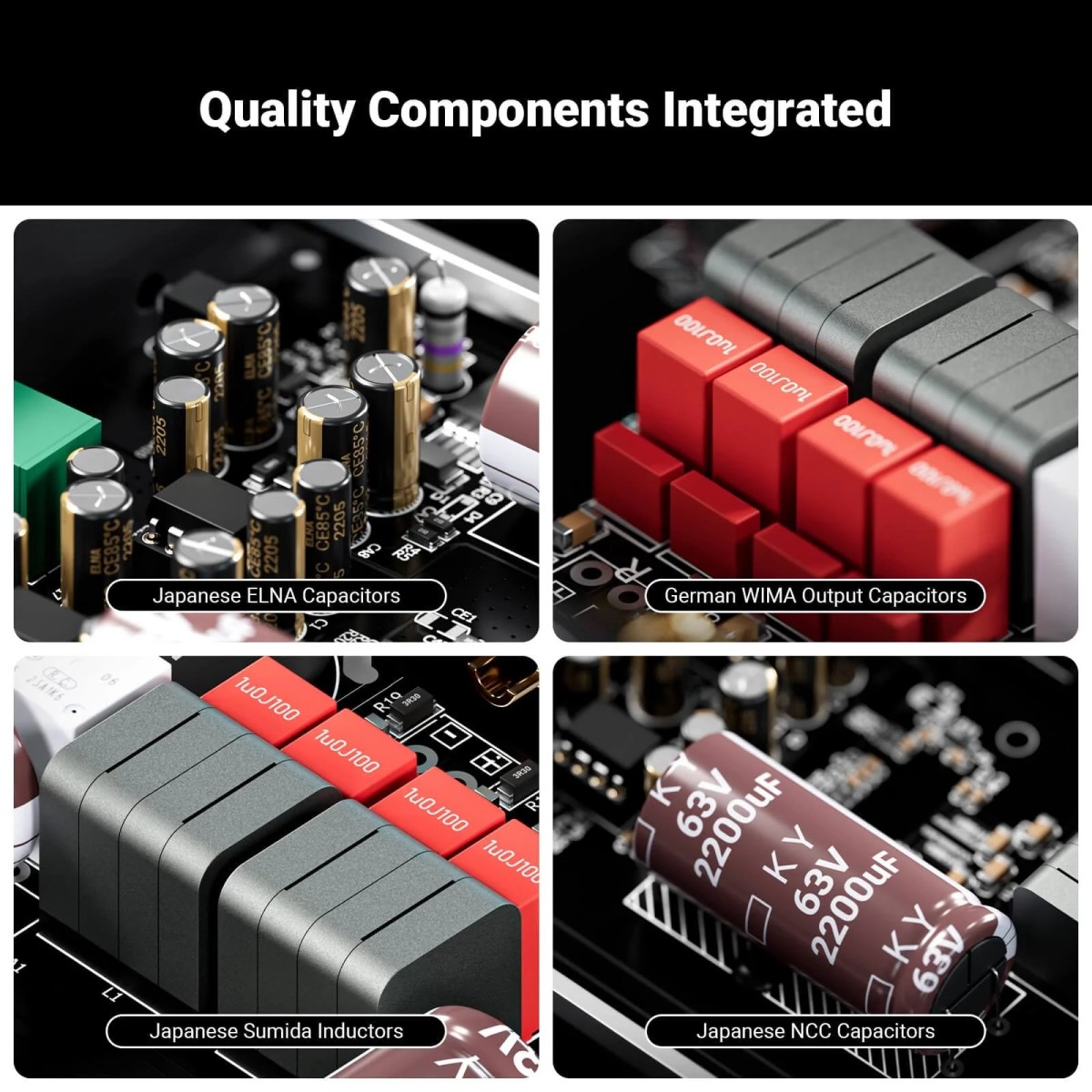 Amplificador Fosi V3 Estéreo Para Caixa Acustica Class D 300W - Prime In Áudio e Vídeo