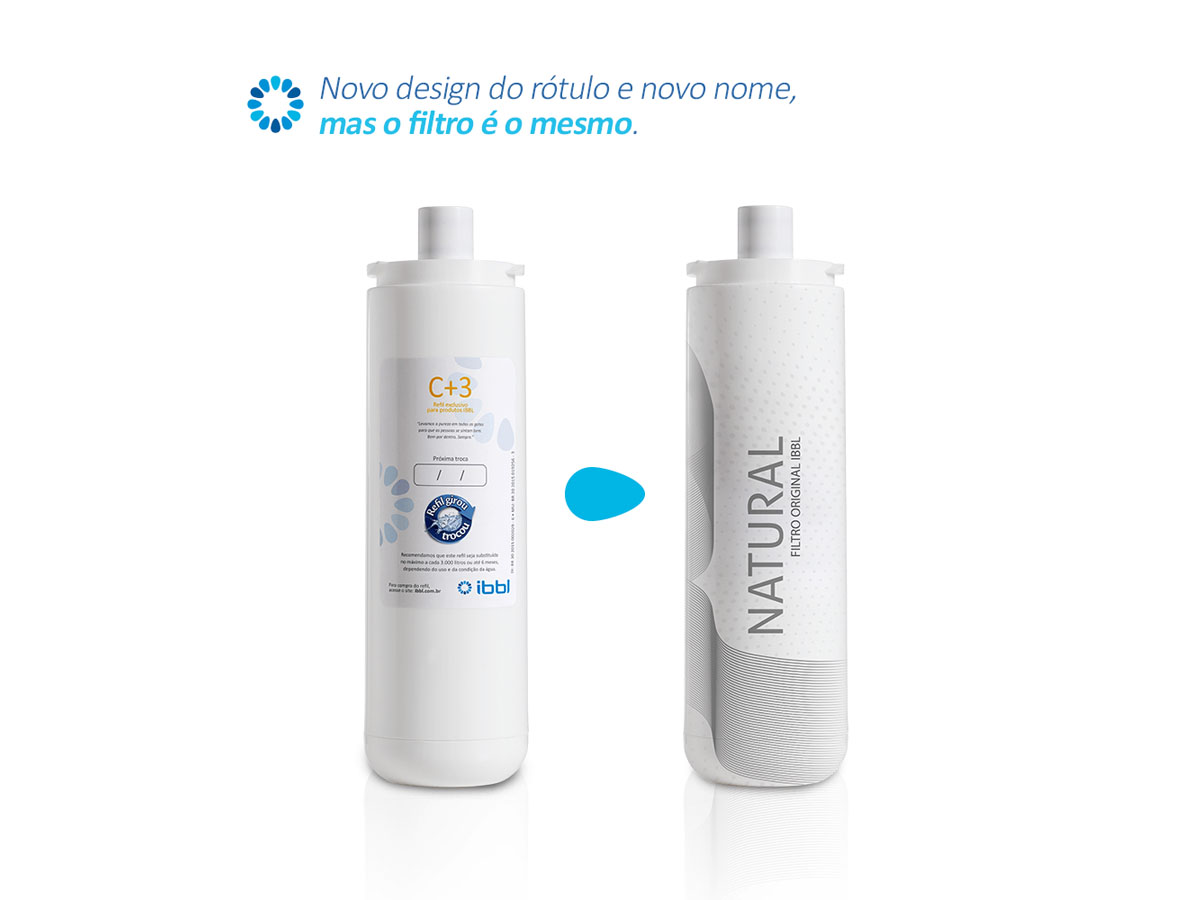 Refil C+3 Filtro Purificador De Água Ibbl. Fr600 Original - Play ...