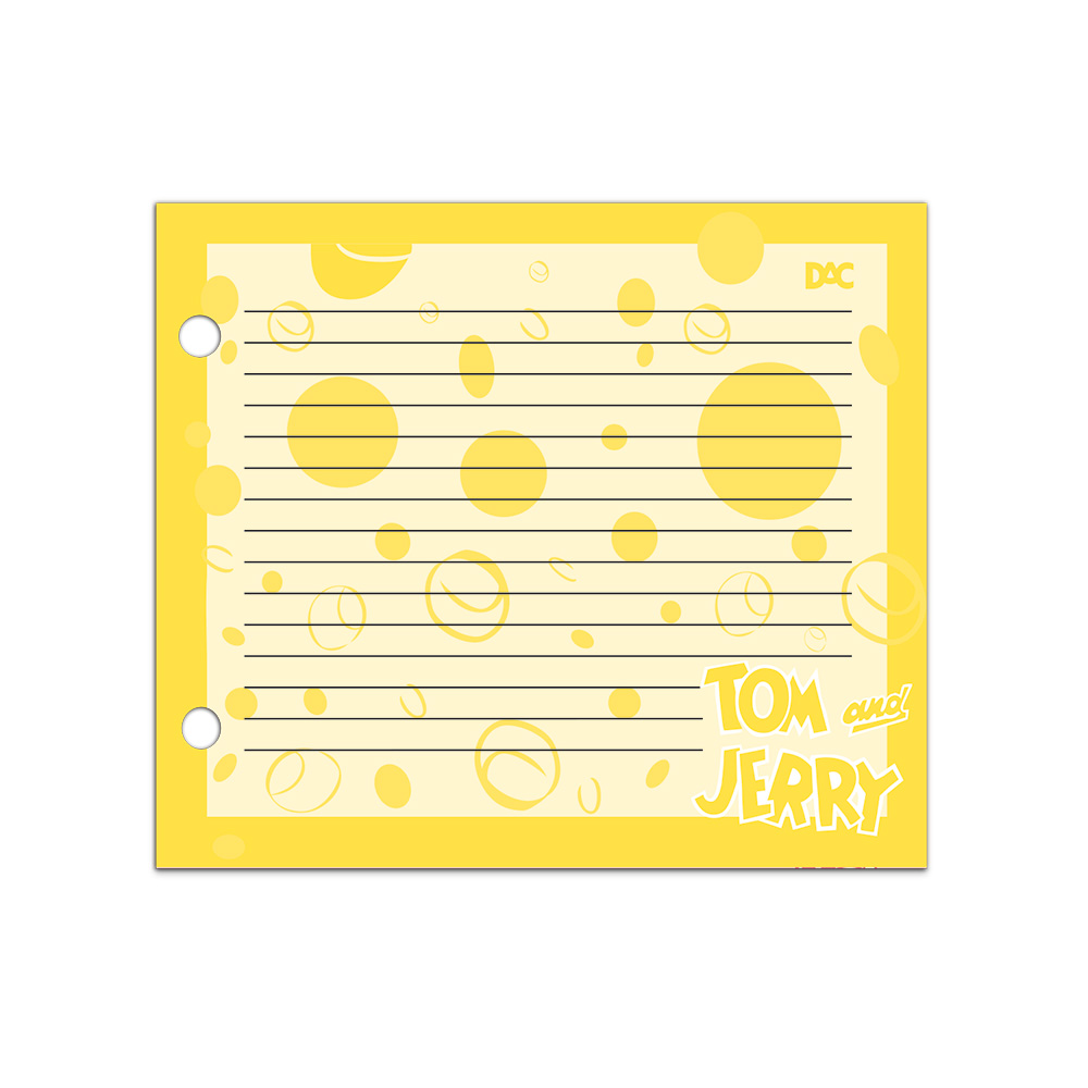 Mini Ficheiro Horizontal Tom e Jerry 80 Folhas - Dac - Papelaria ...