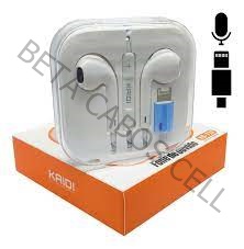 Fone De Ouvido kAIDI iPHONE Entrada Lightning Com Microfone - Beta ...