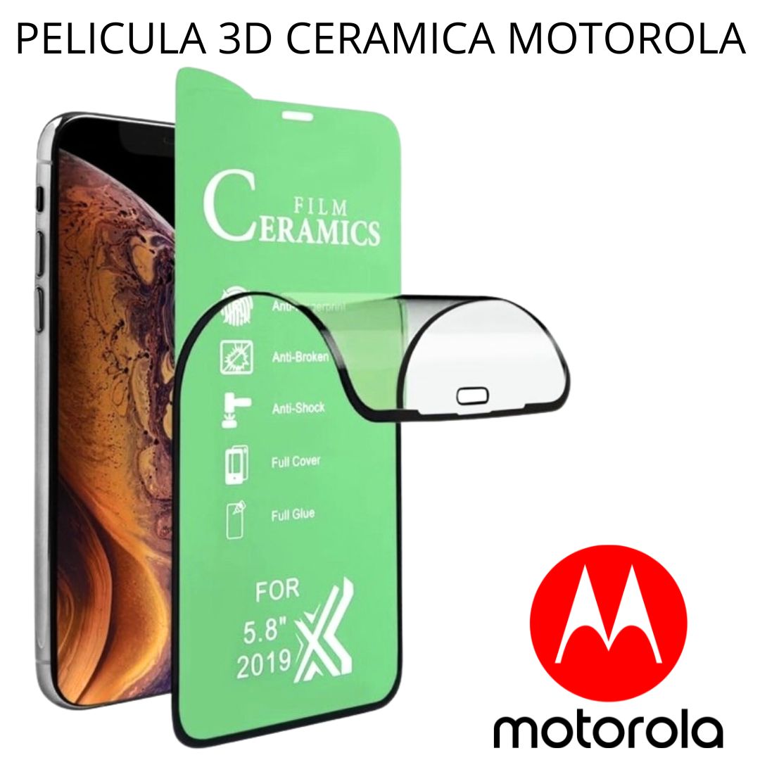 Pelicula 3D 9D Hidrogel Cerâmica para Motorola G41 - Beta Cabos Cell