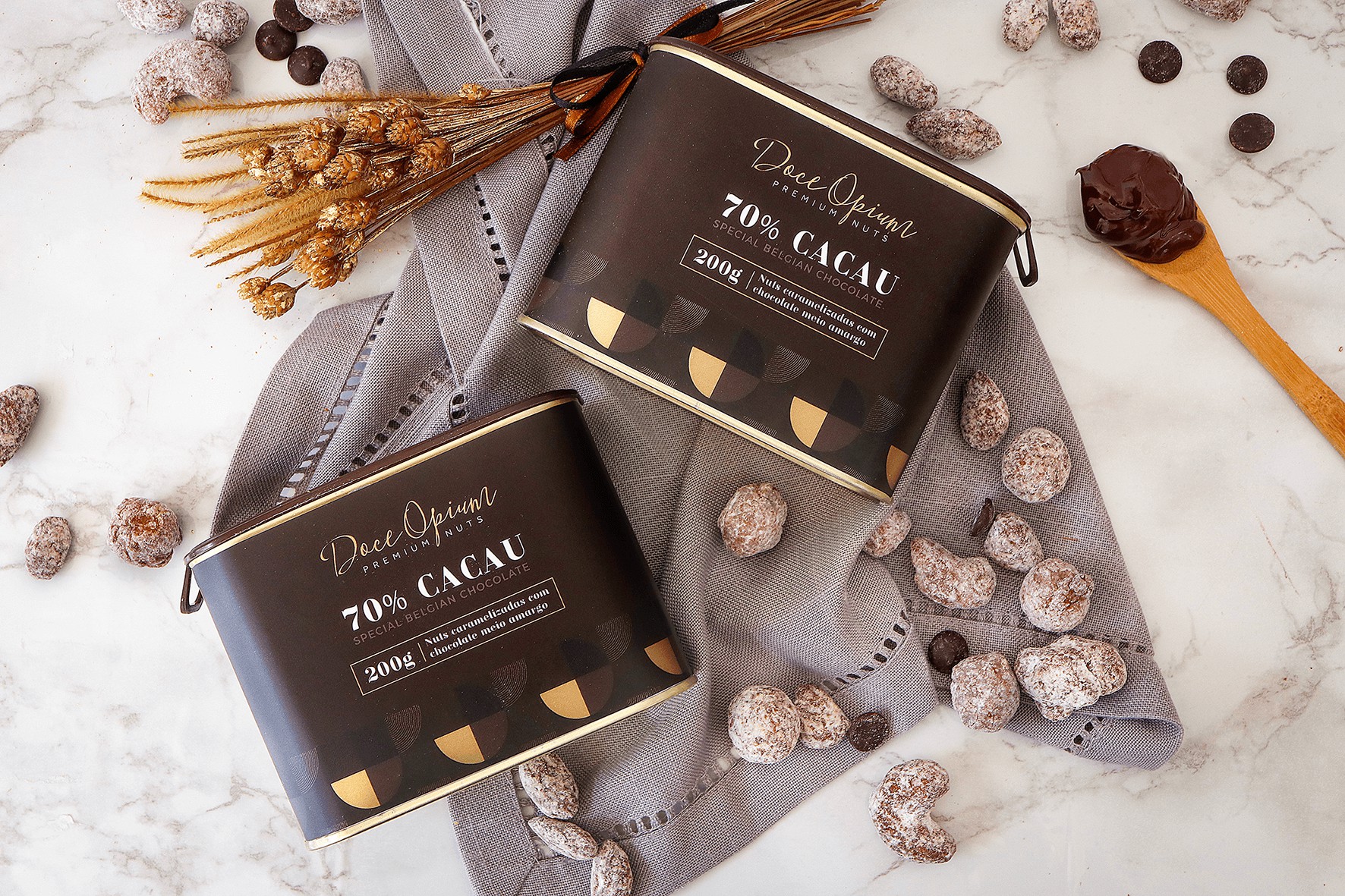 Nuts Special Belgian Chocolate 70% - Doce Opium - Premium Nuts