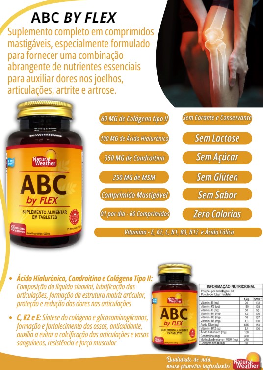 Abc By Flex - Artrite, Artrose, Dores Articulares - Natural Weather ...