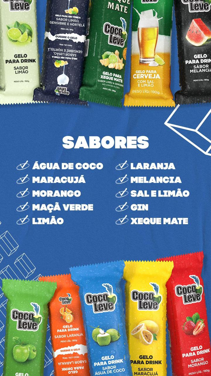 Gelo Coco Leve Sabor Laranja - 190 g - Bebidas BH Delivery - ZapVendas ...