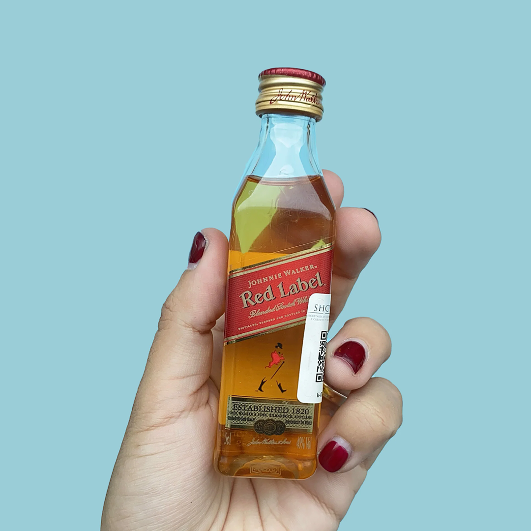Miniatura Whisky Red Label - 50 ml - Bebidas BH Delivery - ZapVendas ...