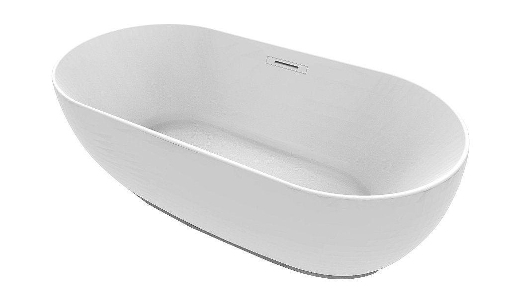 Banheira Garopaba Matt White - 1,70x0,80x0,60 - Immersi - Nicetubs Banheira Garopaba Matt White - 1,70x0,80x0,60 - Immersi - Nicetubs