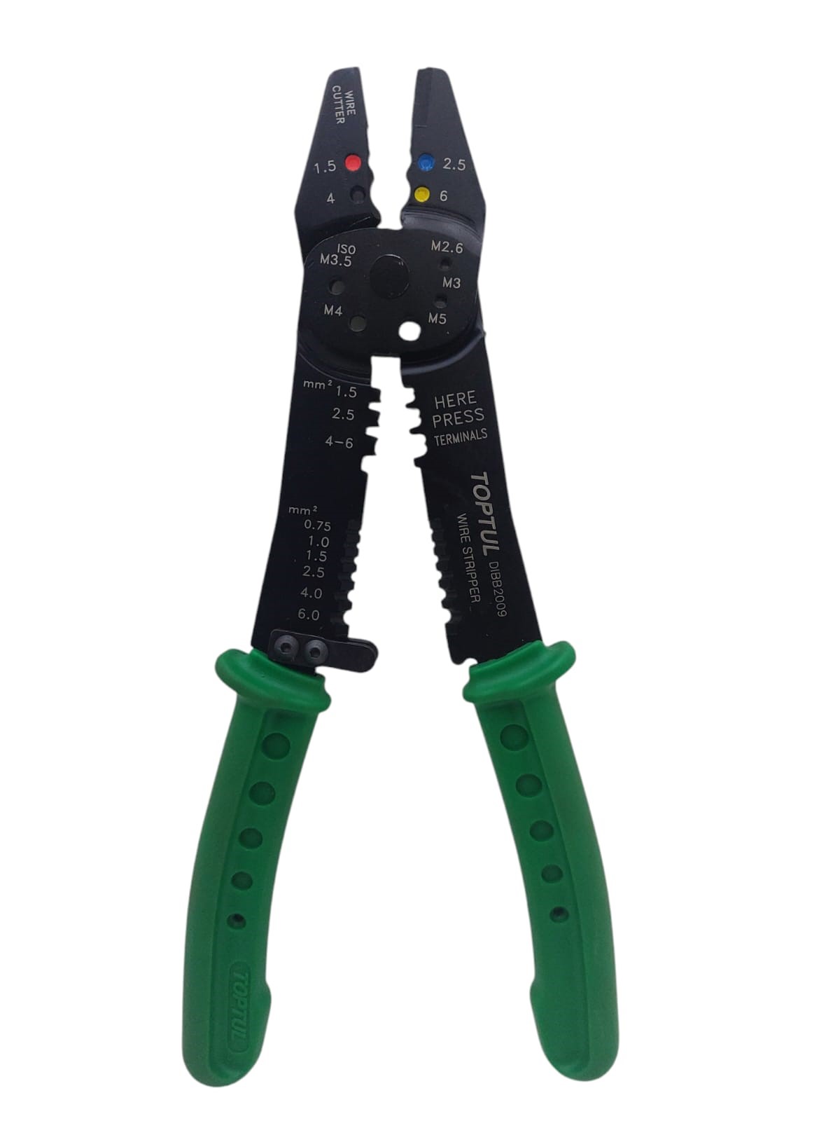 ALICATE DE CRIMPAGEM MULTIUSO 9” DIBB2009 – TOPTUL. - Mercado Ferramentas