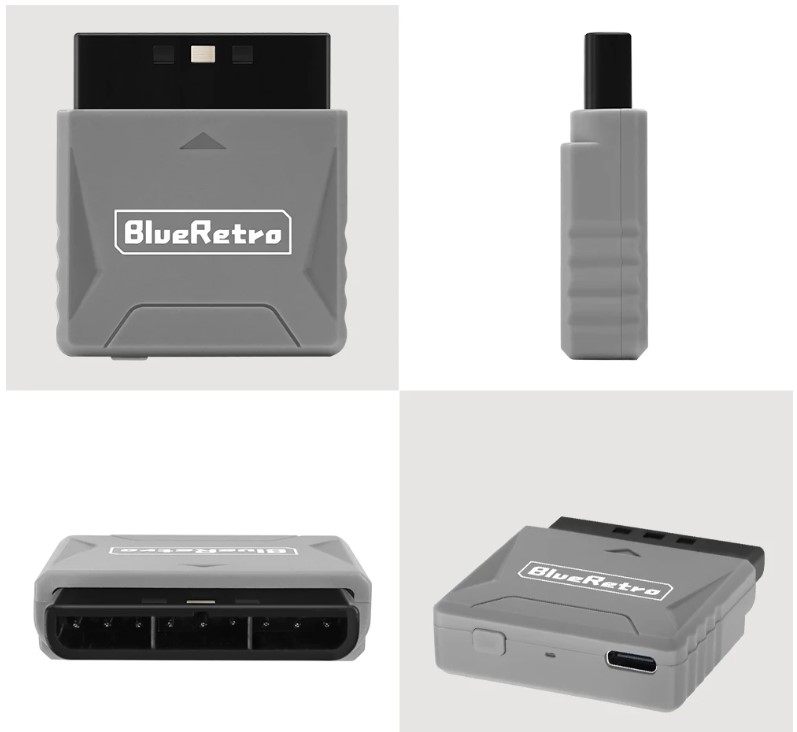 Adaptador Mini BlueRetro / Receptor Bluetooth PS1 e PS2 sem fio - NyO ...