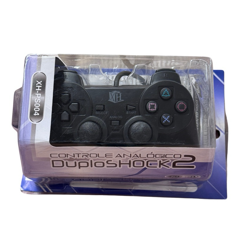 Controle Joystick Analógico Dualshock com Fio para PS2 e PS1 - NyO Tech ...
