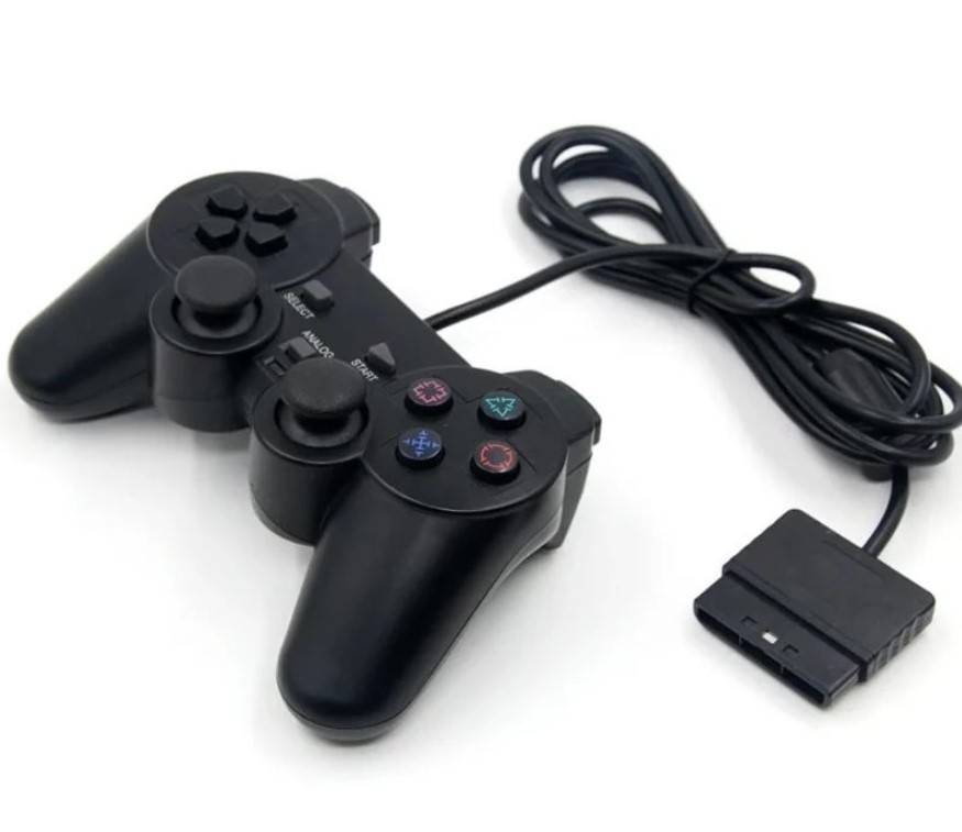 Controle Joystick Analógico Dualshock com Fio para PS2 e PS1 - NyO Tech ...