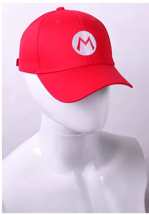 Boné Temático Super Mario Bros - Vermelho - NyO Tech Games