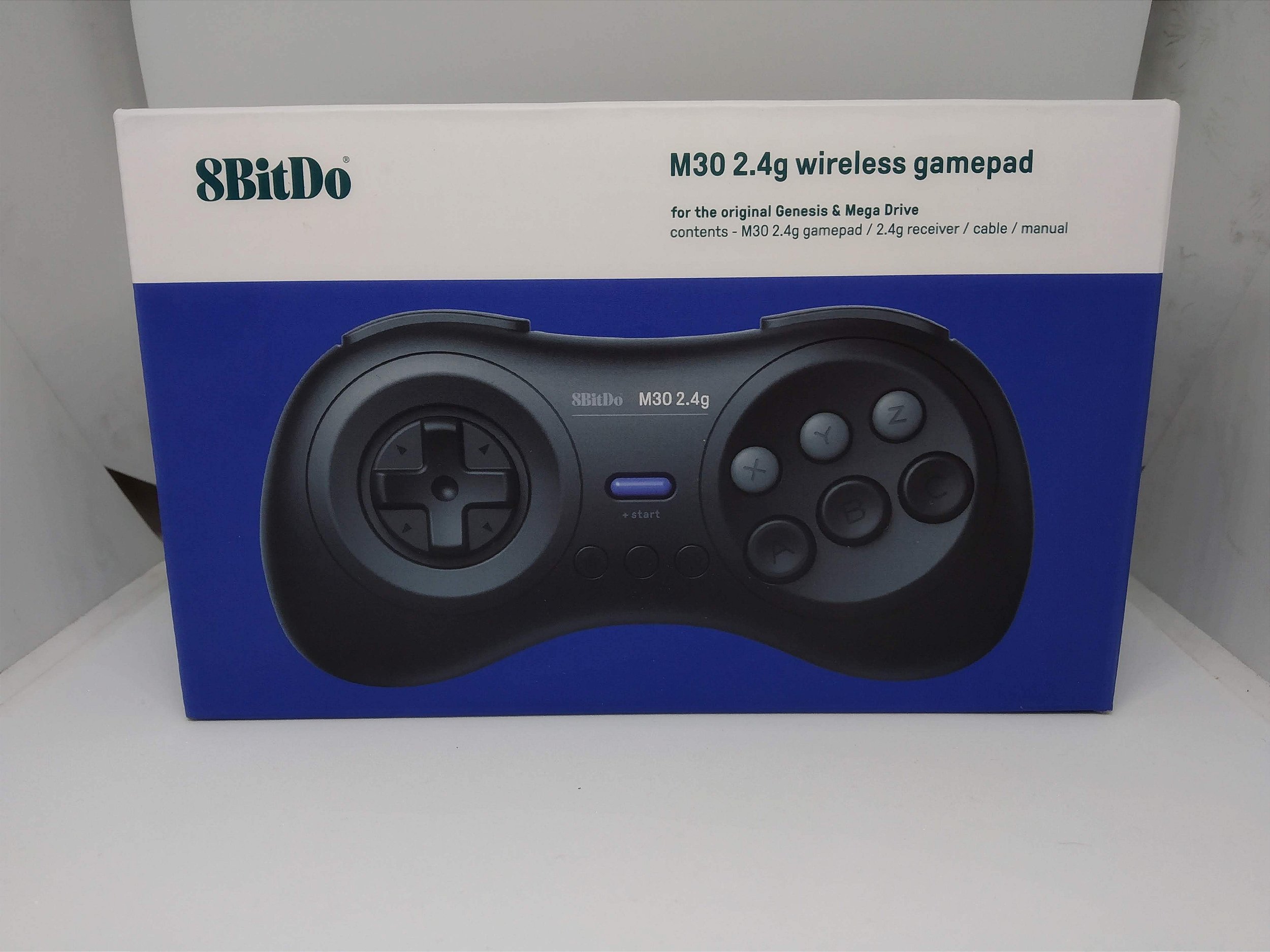 Controle 8bitdo M30 Mega Drive Sem Fio + Adaptador 2.4 Ghz - NyO Tech Games