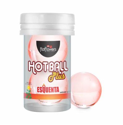 CÁPSULA LUBRIFICANTE HOT BALL - PLUS (FUNÇÕES) 2un 3g. - HOT FLOWERS ...
