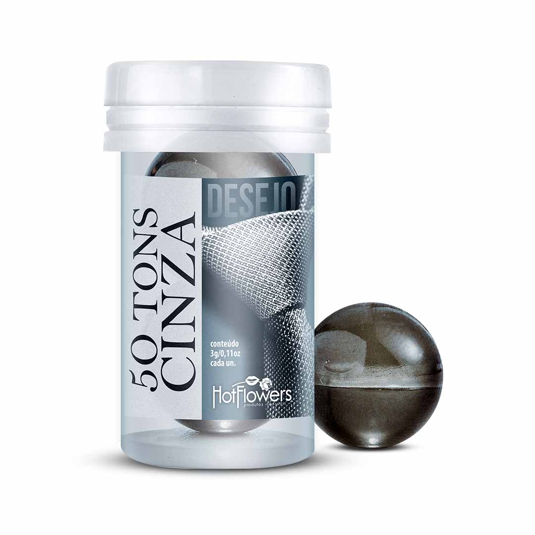 CÁPSULA LUBRIFICANTE HOT BALL - 50 TONS (FUNÇÕES) 2un 3g - HOT FLOWERS ...