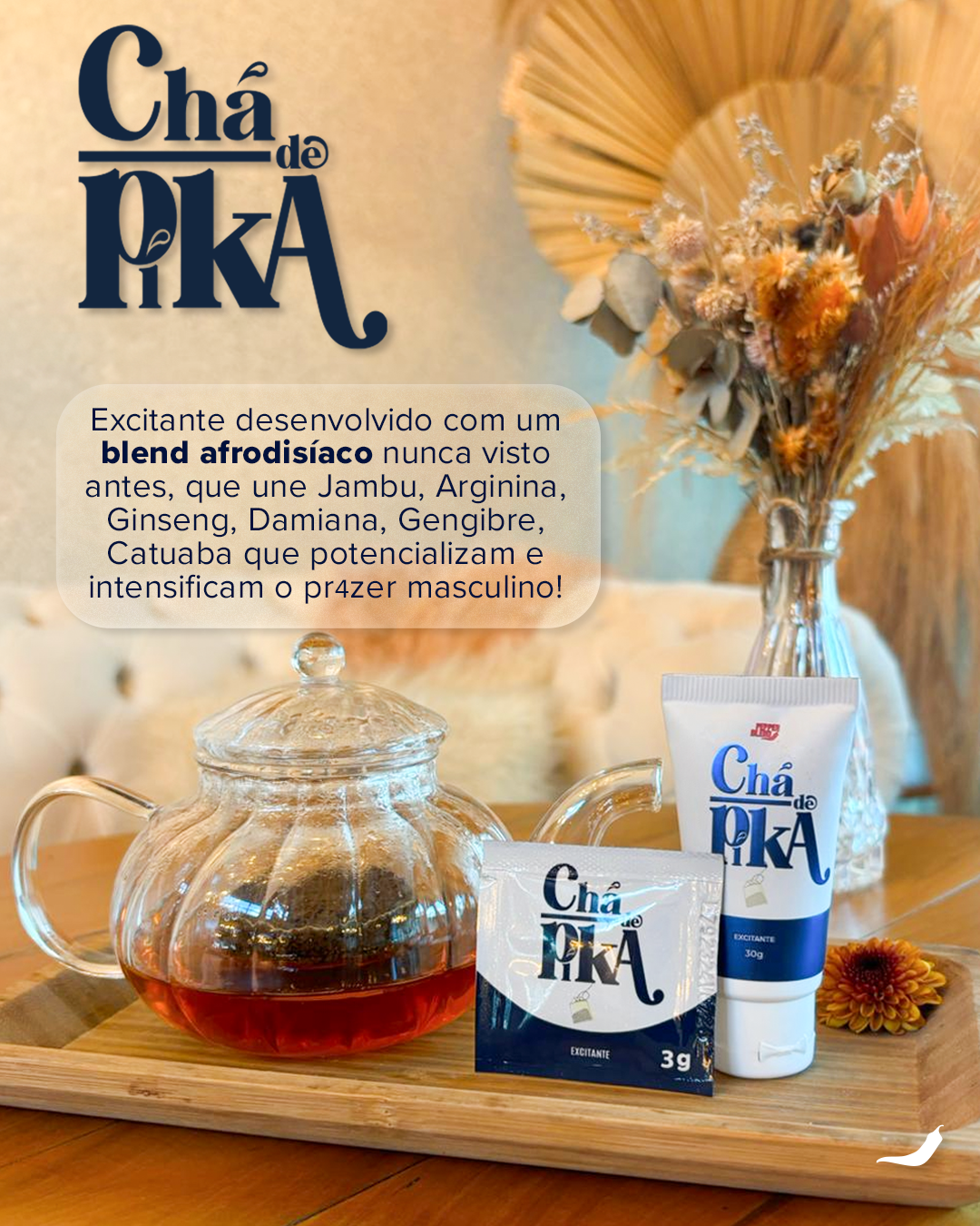 CHÁ DE PIKA - PEPPER BLEND - Distribuidora Hot Flowers, Pepper Blend e ...