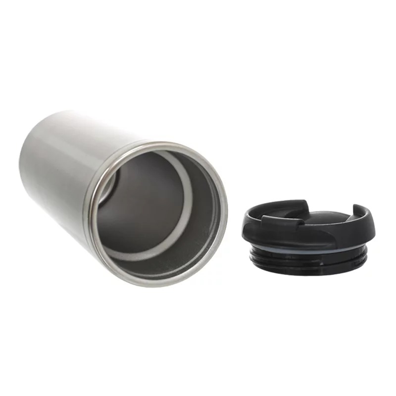 Copo Inox Parede Dupla Tapa Flexiel Prata 330ML Personalizaddo - Frank ...