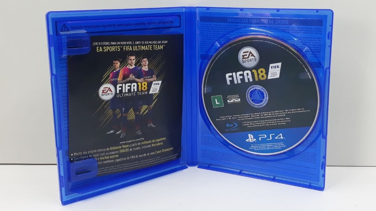 Jogo Fifa 18 (FIFA 2018) - PS4 - mjs smart imports - importados e nacionais
