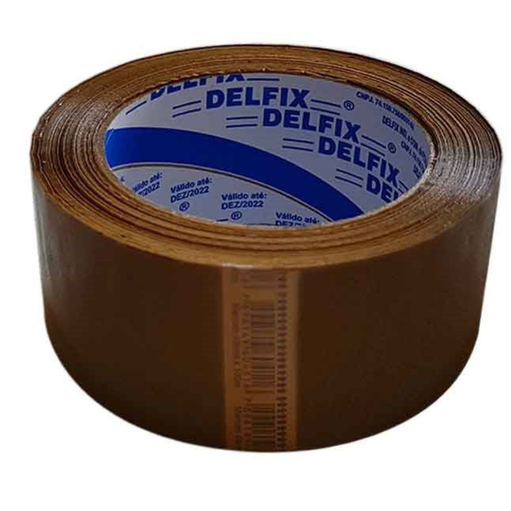 Fita Adesiva Marron Larga Delfix 48x100 Metros 1 unidade - mjs smart ...