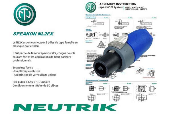 Conector Speakon Neutrik Nl2fx Original - mjs smart imports ...