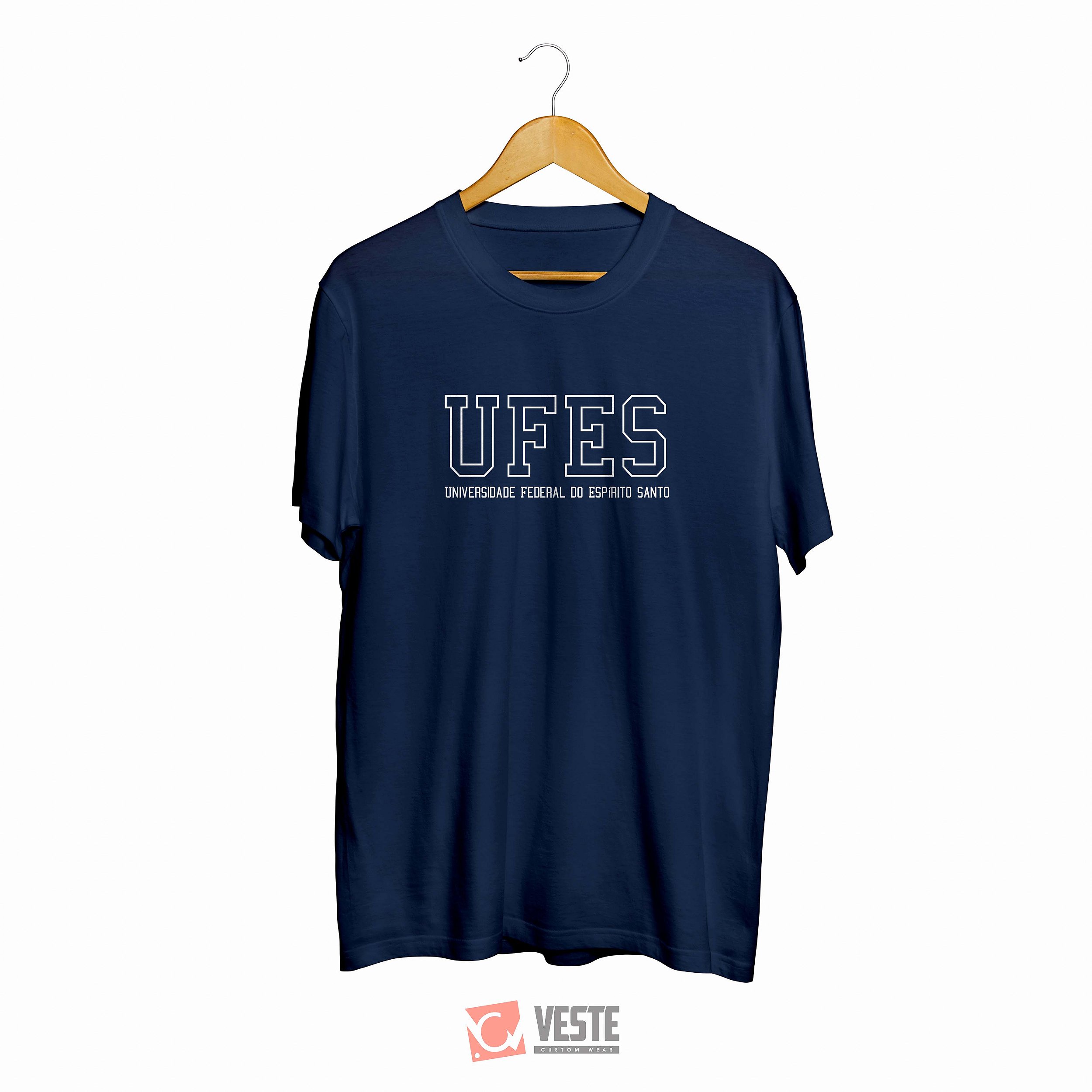 Camisa UFES Masculina - University - Veste CW: A Loja do estudante