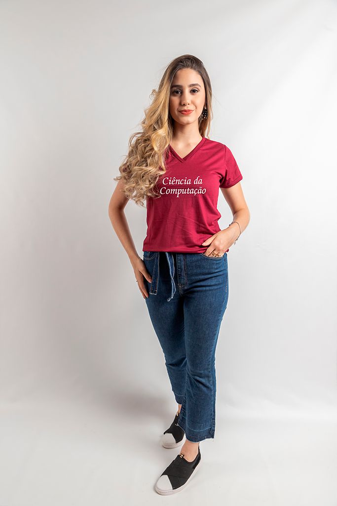 Camisa Ciência da Computação Feminina - Veste CW: A Loja do estudante