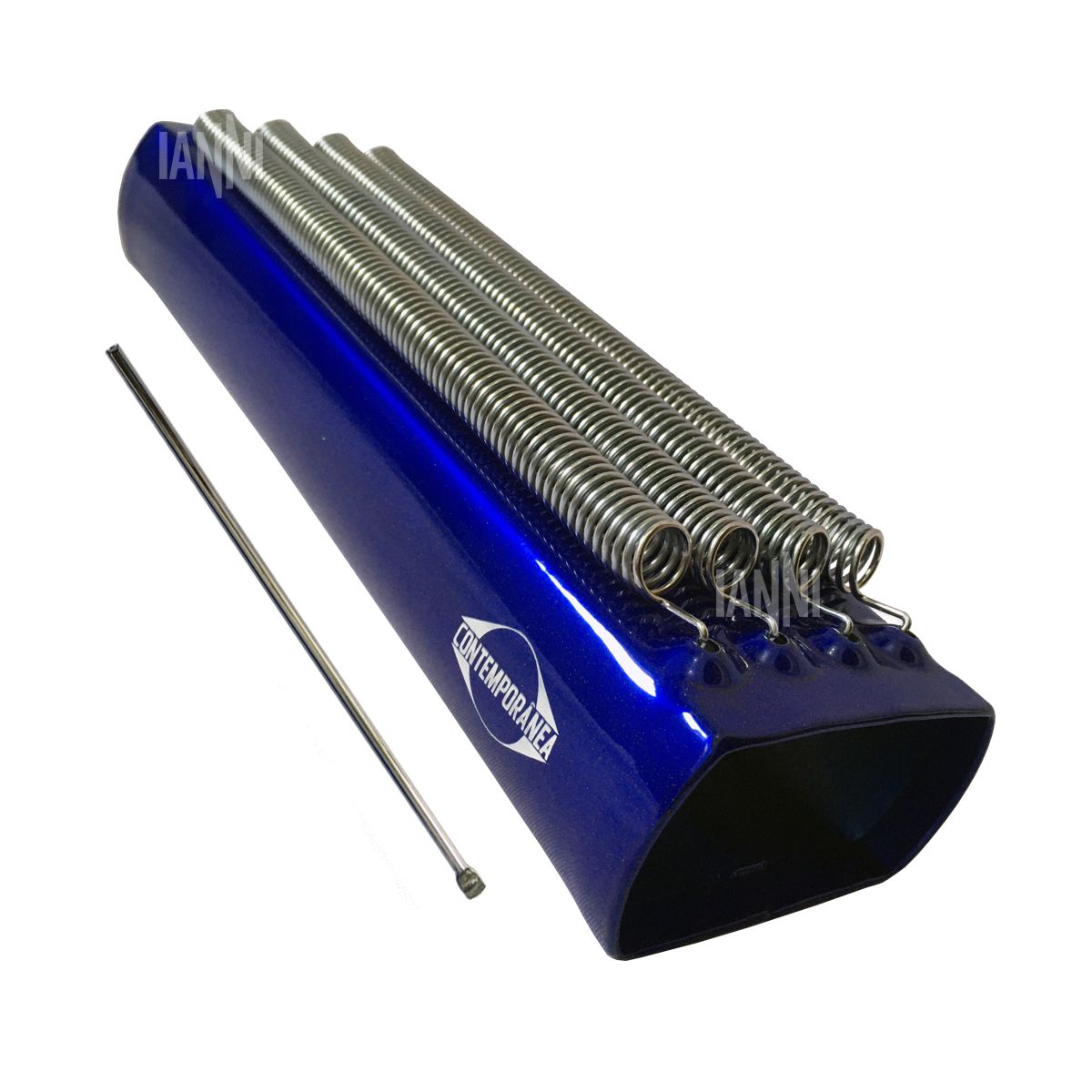 Reco Reco Contemporanea Aluminio 4 Molas Azul 93clp - IanniStore