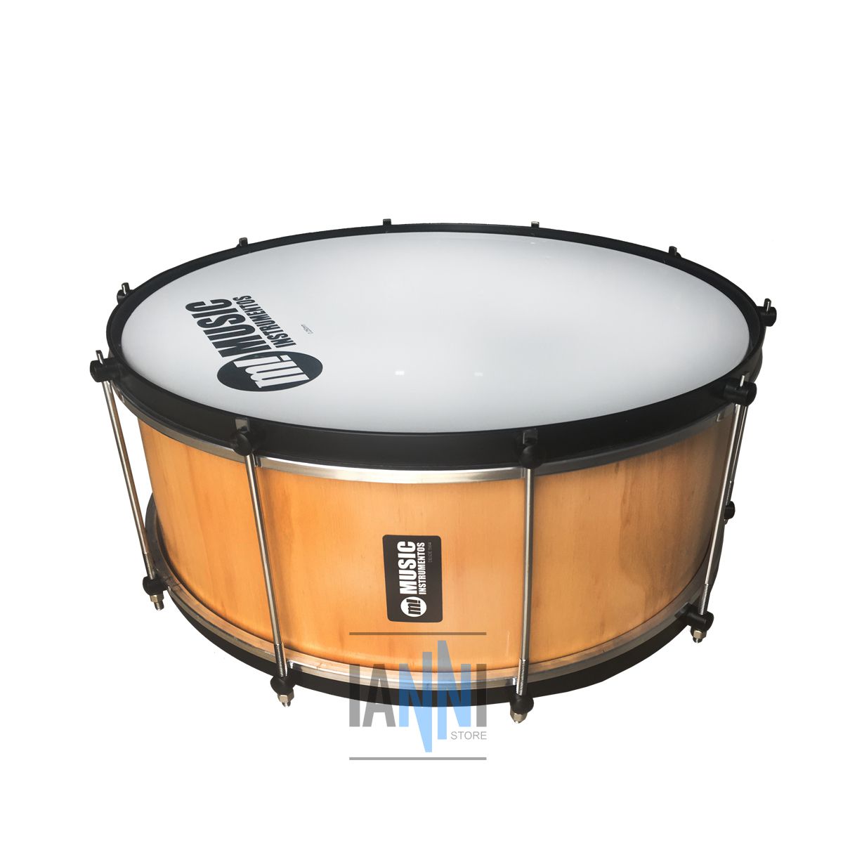 Zabumba Phx 20x18 372ab + Pandeiro Triângulo Baqueta - Iannistore