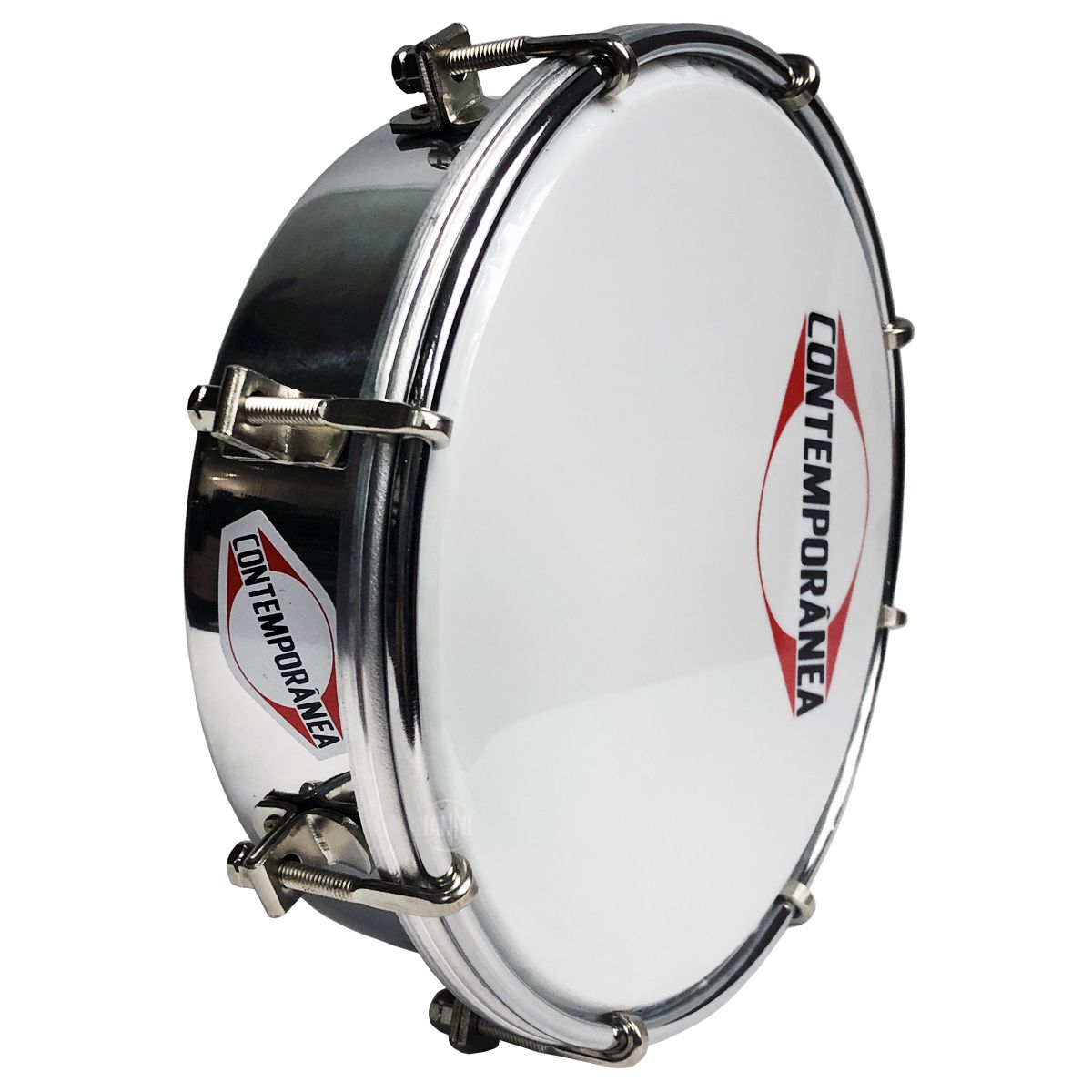 Tamborim Contemporanea Aluminio Liso 203c - Iannistore