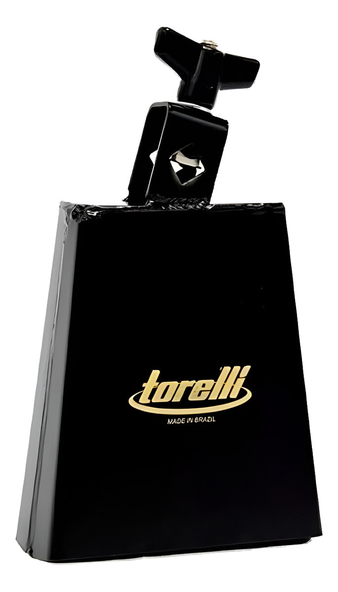 Cowbell De 6'' Polegadas Preto Com Presilha Torelli To051 - IanniStore