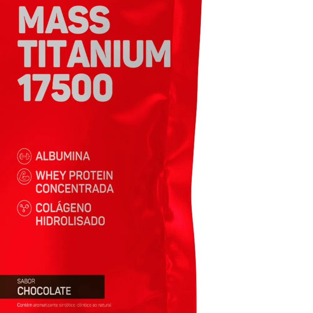 Mass Titanium Refil 3Kg - Max Titanium - Chocolate - NUTROFIT