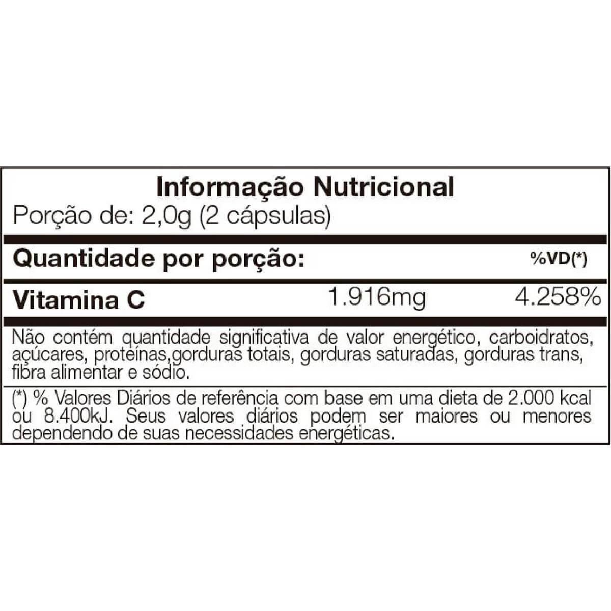 VITAMINA C - VITA C3 60 CAPS VITAFOR - NUTROFIT