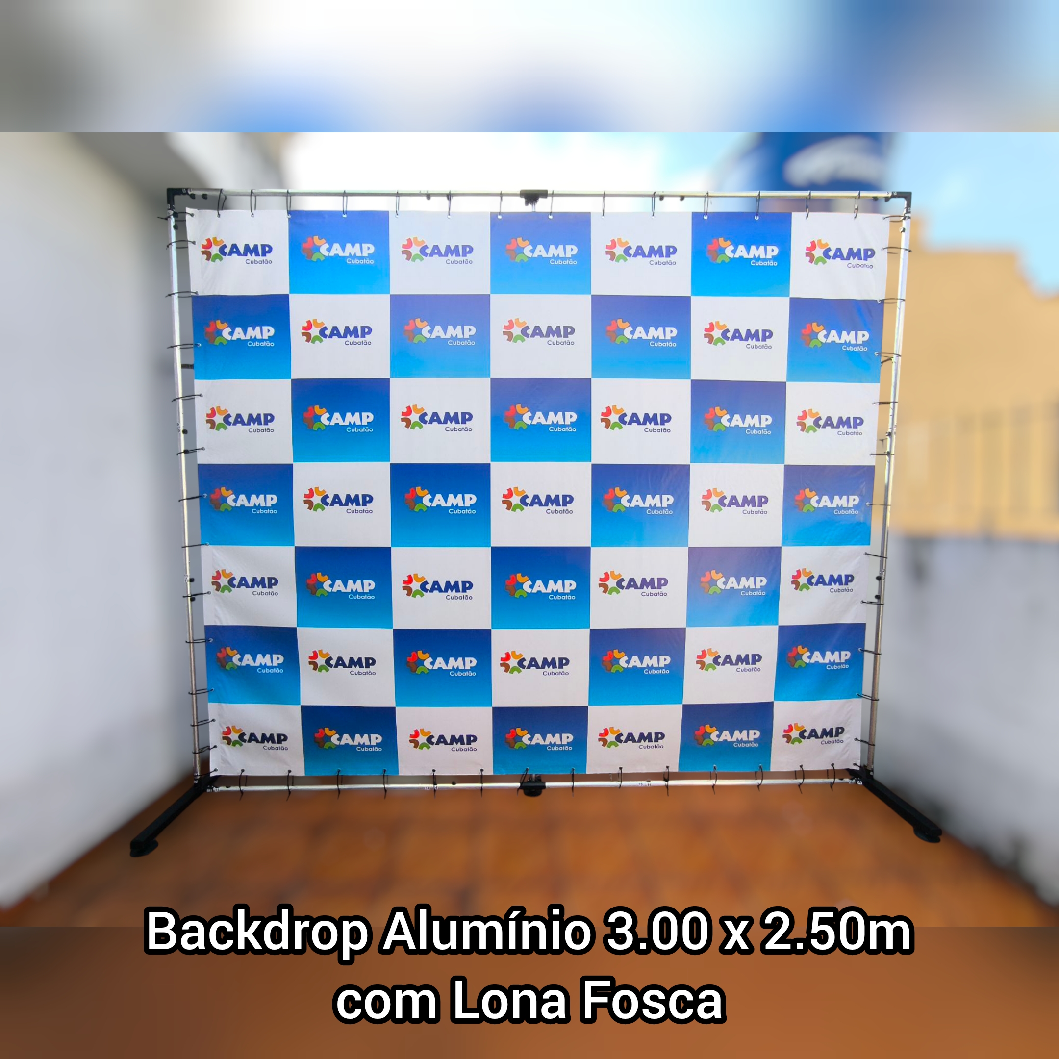 Backdrop Alumínio com Lona Fosca - Best Displays