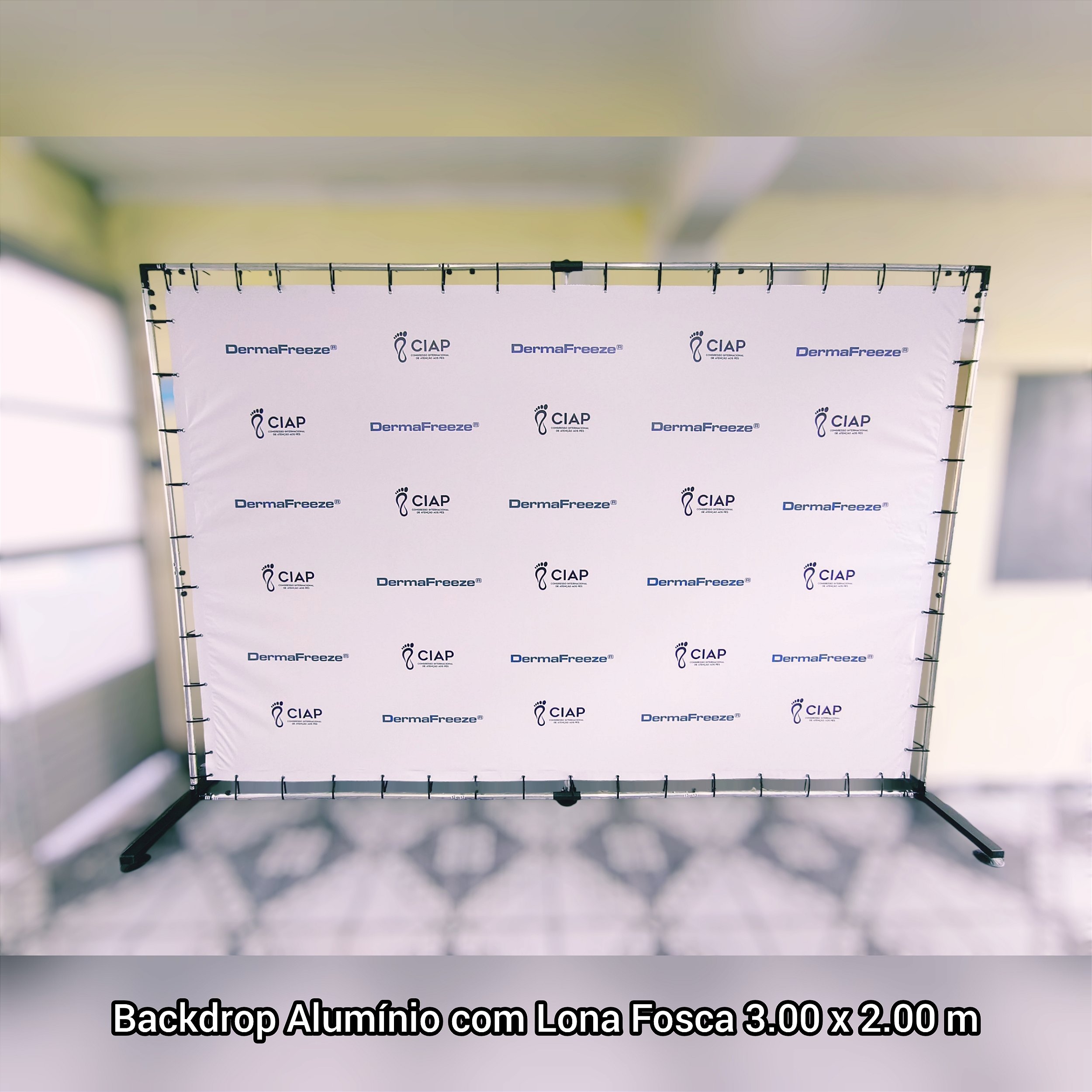 Backdrop Alumínio com Lona Fosca - Best Displays