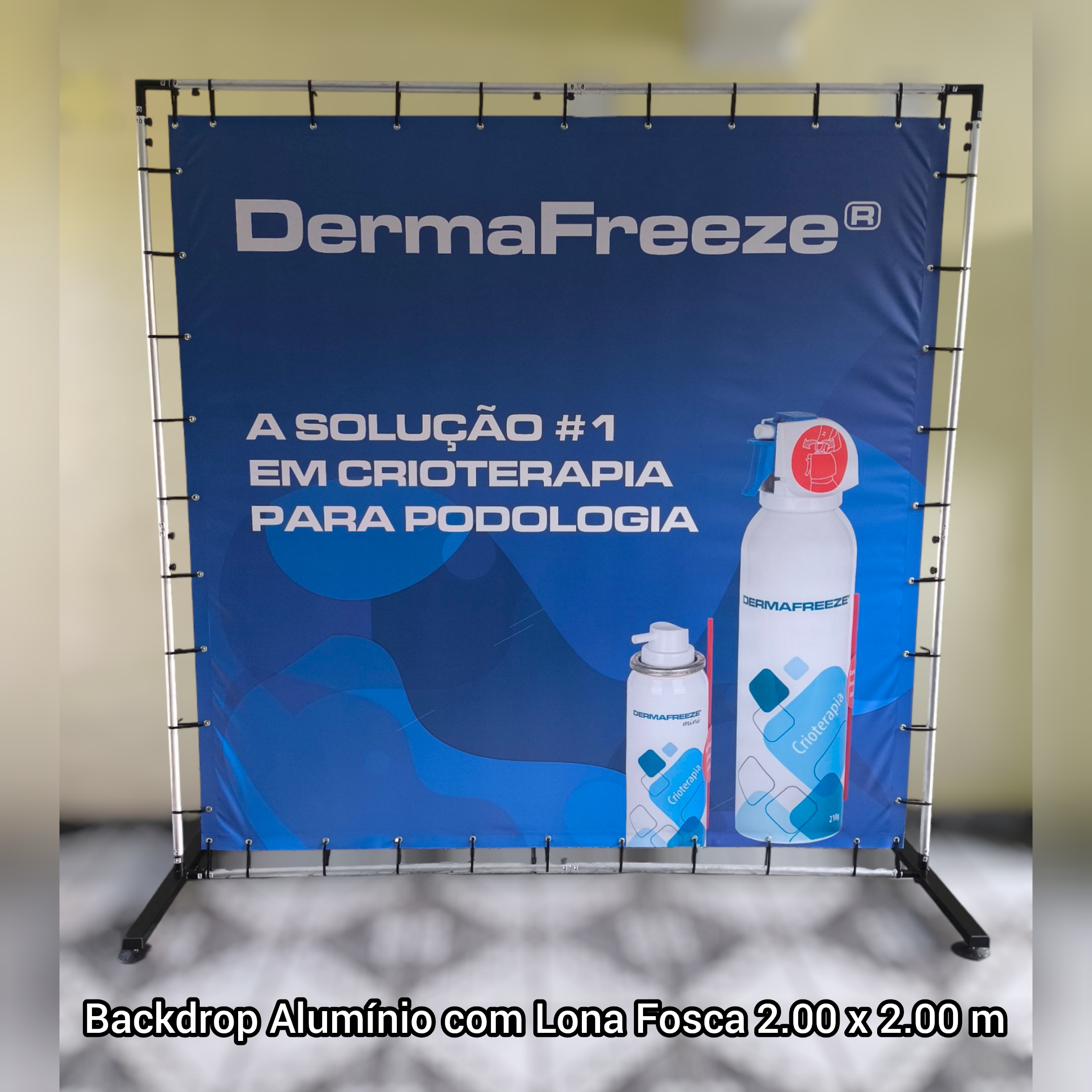 Backdrop Alumínio com Lona Fosca - Best Displays