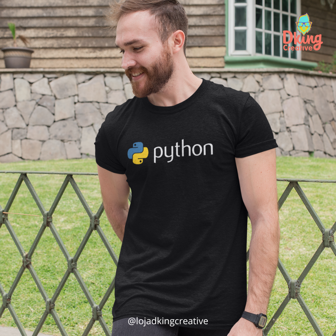 Camiseta Python Code Programador Software Camisa Nerd - Dking Creative