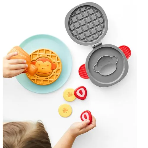 BRINQUEDO INFANTIL INTERATIVO COLEÇÃO COMIDINHAS KIT MONTE SEU WAFFLE ...