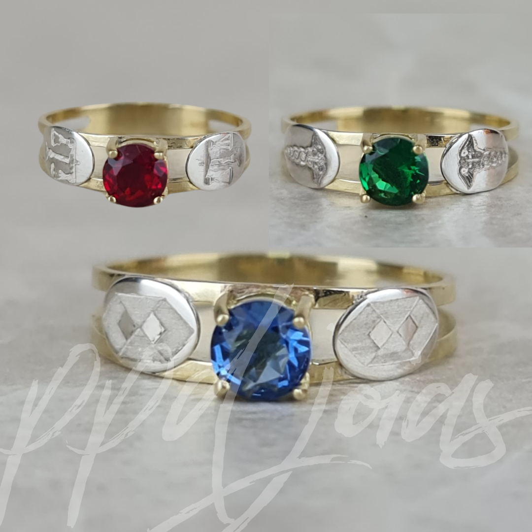 Anel Formatura M053 - Moeda Antiga - PPD Joias - Loja de Joias de Ouro 18k e Mais