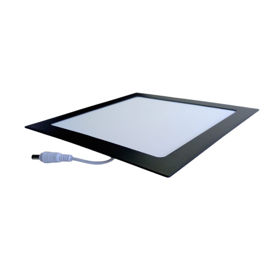 Painel Led Quadrado Embutir 18W 4000K Borda Preta Bivolt - LED EXPRESS ...