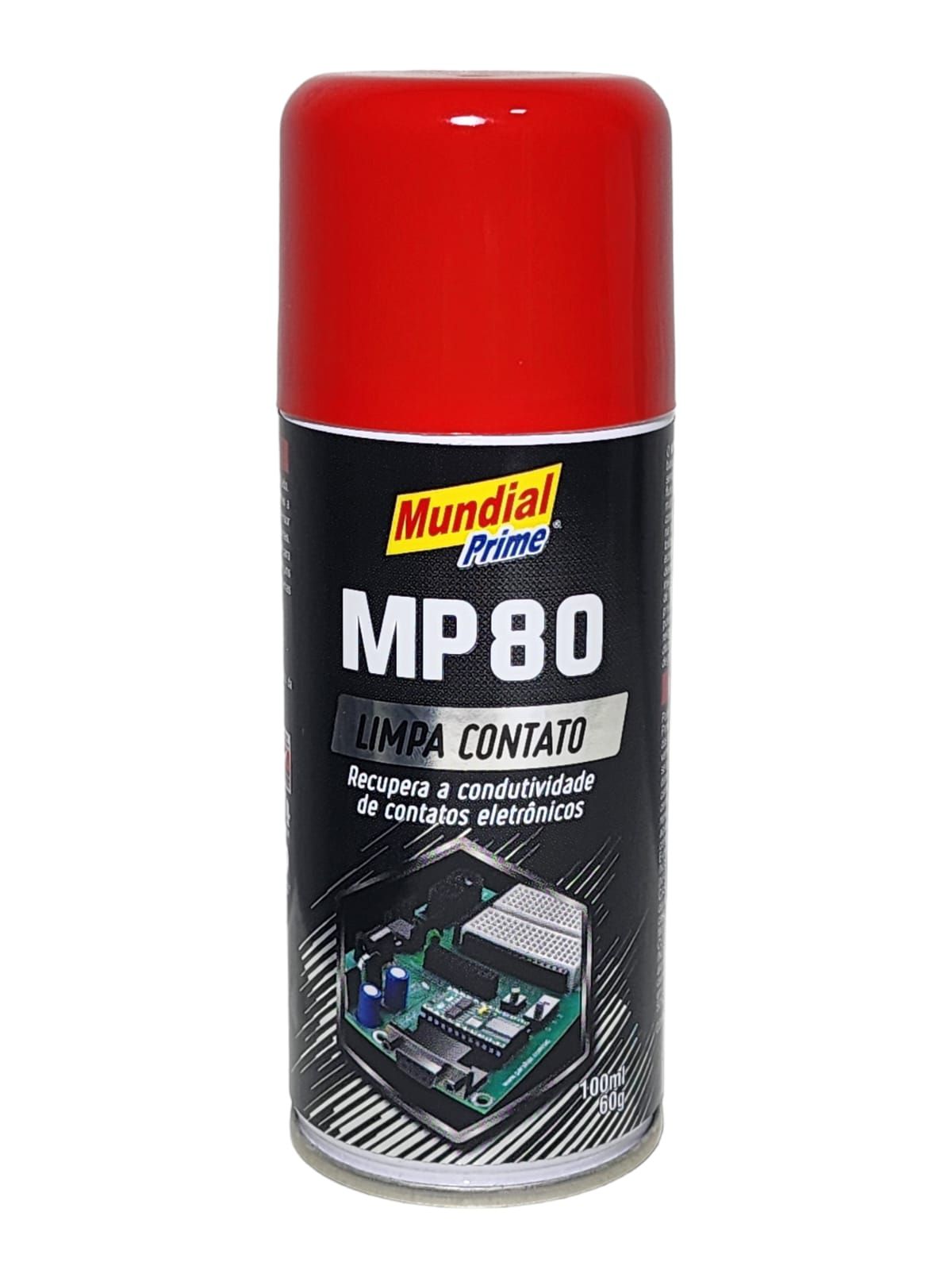 Kit 12 Limpa Contato MP80 100ML Mundial Prime - Limpeza Eficiente - ATM ...